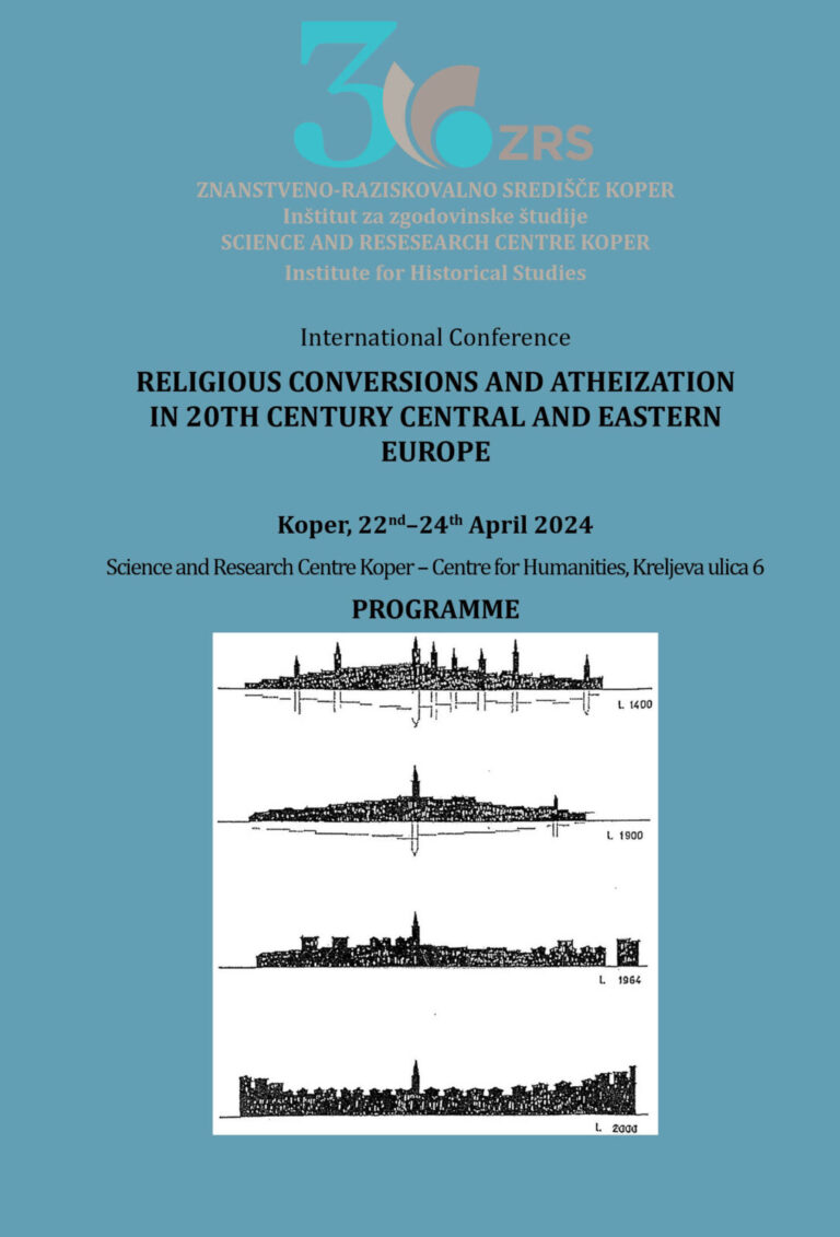 Mednarodna znanstvena konferenca: »RELIGIOUS CONVERSIONS AND ...