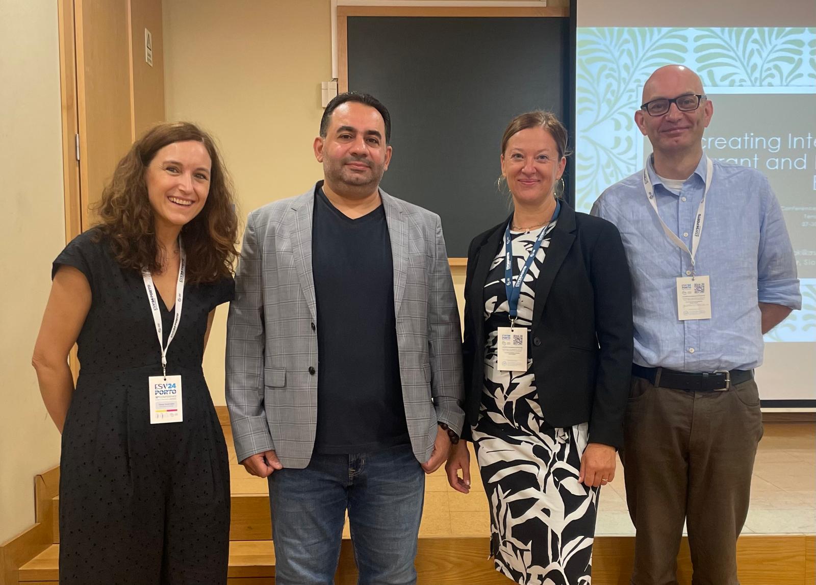 Dr. Mateja Sedmak govorka na 16. konferenci Evropskega sociološkega ...