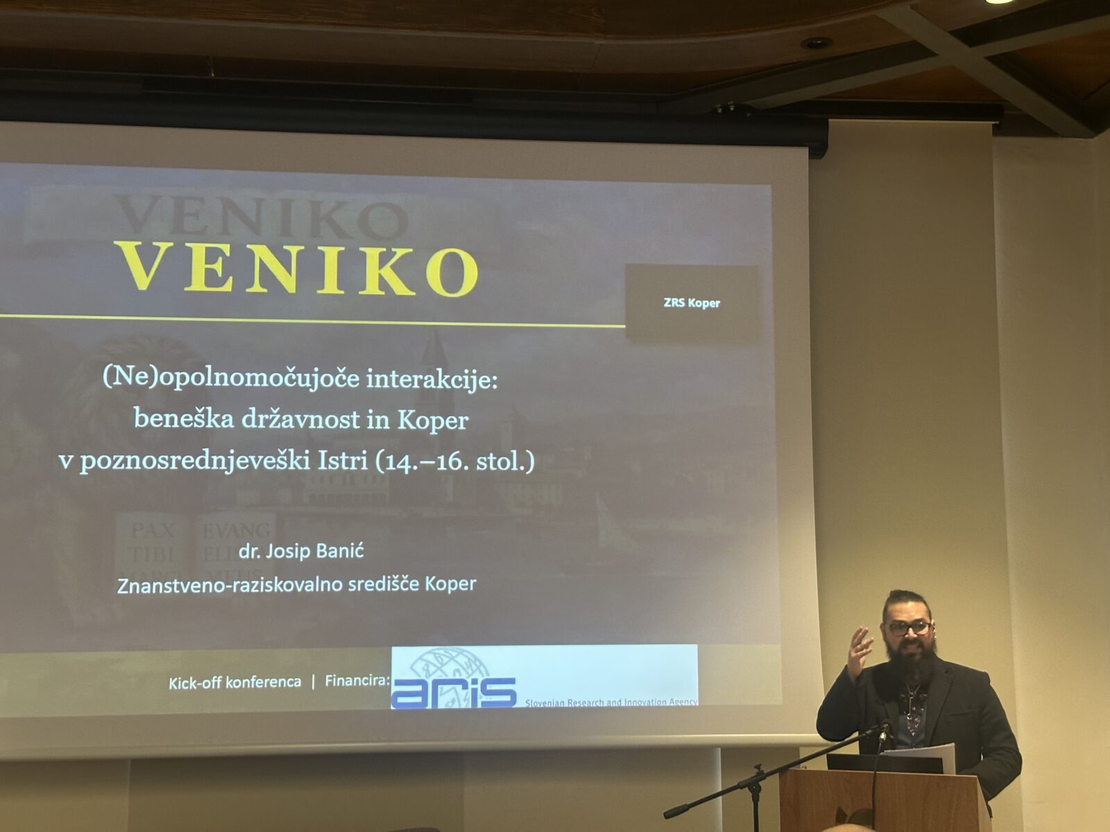 Začel se je projekt VENIKO, ki preučuje odnos med nekdanjimi Benetkami ...